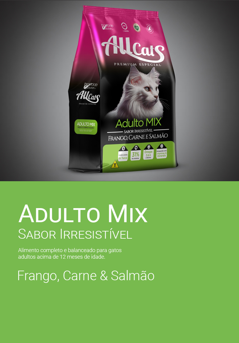 AllCats - Gato Adulto Mix | Pet Food Solution