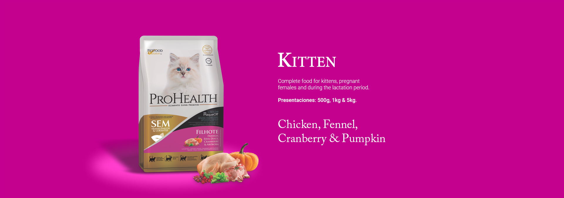ProHealth Cat - Kitten | Pet Food Solution